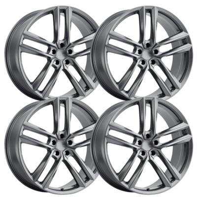 (Set-4) Vision 475 Clutch 19X8.5 5x114.3 35mm Gunmetal wheels rims 19 ...