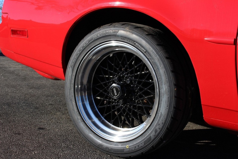 1982-1992 Camaro IROC Firebird Trans Am 17x9 Black GTA Wheels Rims Set ...