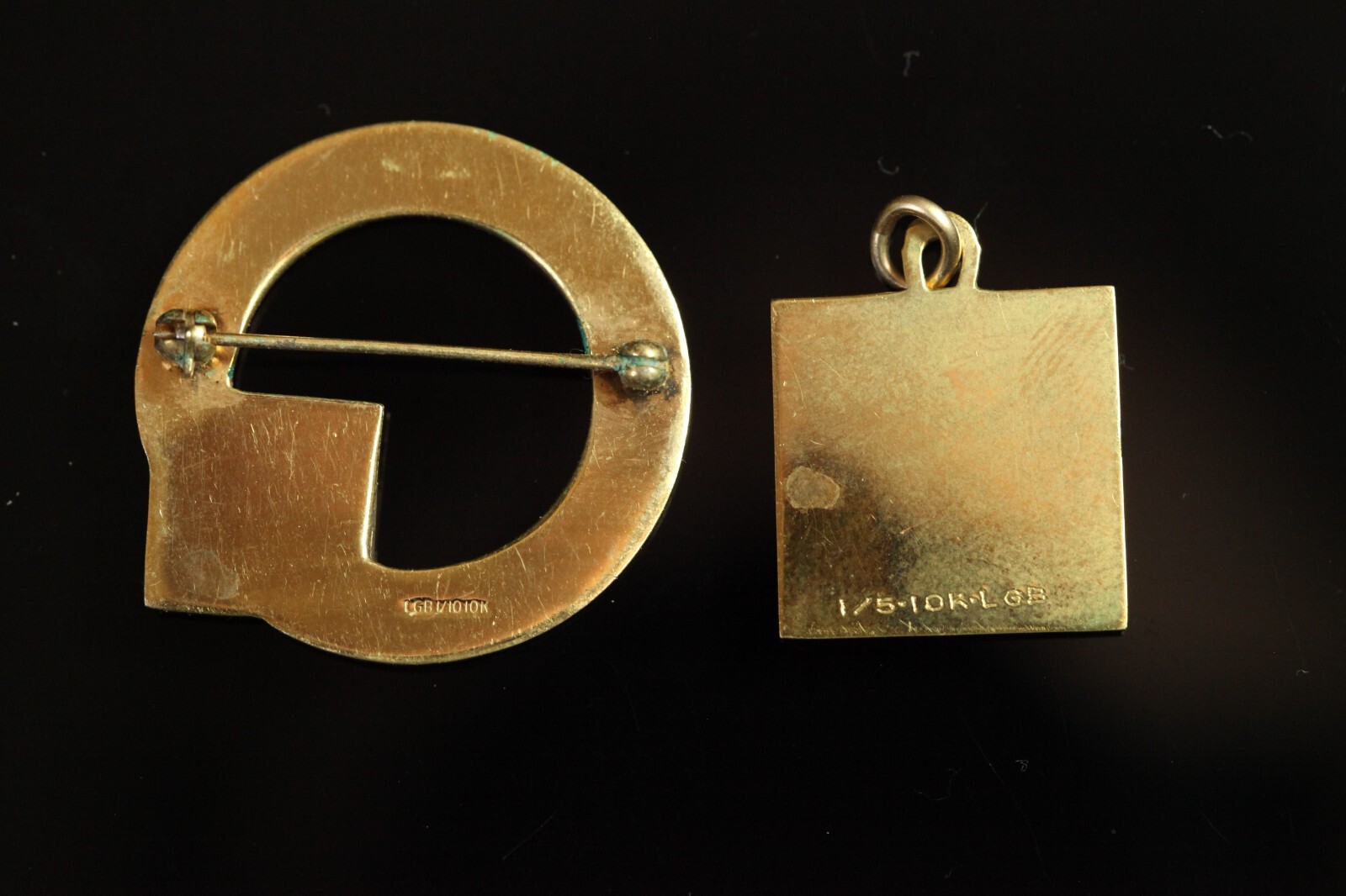 GAF Roofing contractor, construction, bau, vintage 10k GOLD pin Badges ...