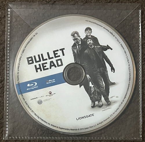 NEW BULLET HEAD (2017) - Blu-ray disc only in clear plastic envelope ...