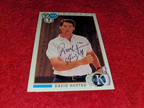 1990 KINGPINS BOWLING CARD #58 DAVID HUSTED AUTOGRAPHED NICE SIGNED ...