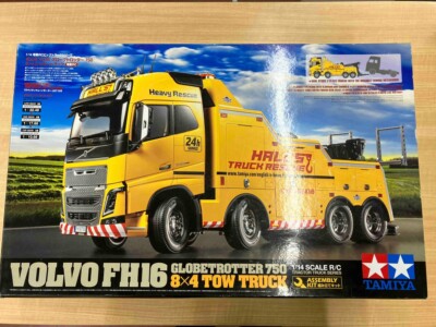 Tamiya 56362 1/14 RC Volvo FH16 Globetrotter 750 8x4 Tow Truck Kit ...