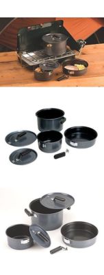 Coleman 6 Pcs Cookware Set -Portable Outdoor Camping BBQ Grill Cooking ...