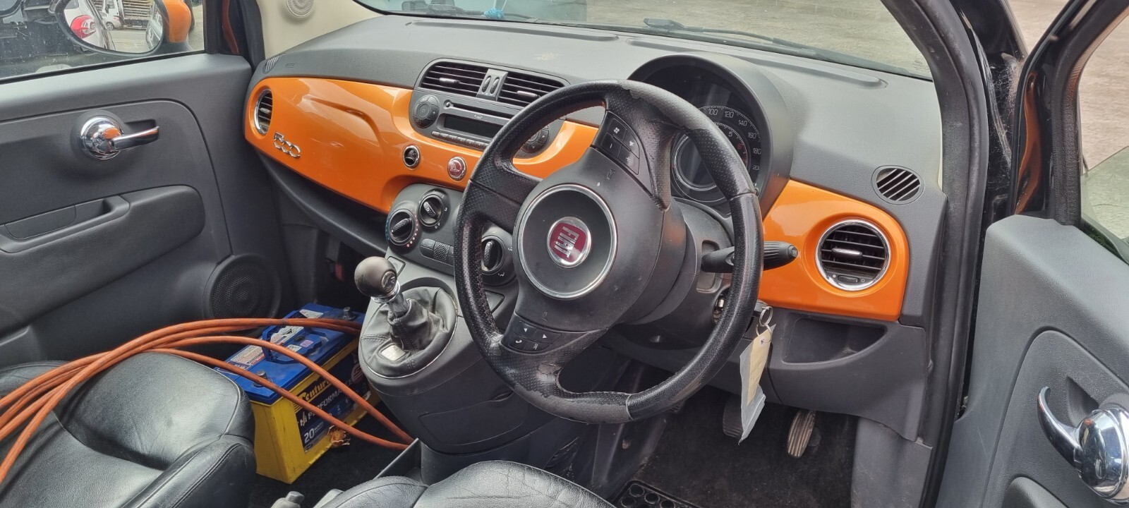 FIAT 500 RIGHT DOOR WINDOW GLASS,1.4L PETROL, HATCHBACK, 03/08-18 ...