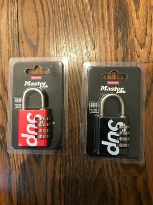 DS Supreme Master Lock Numeric Combination Locks Red & Black SS19 "IN ...