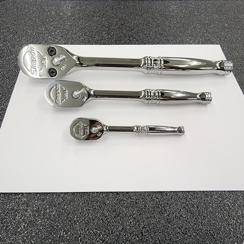 Snap-on Tools USA NEW 3pc Mixed Drive Fixed Head Ratchet Set S80A F80 ...