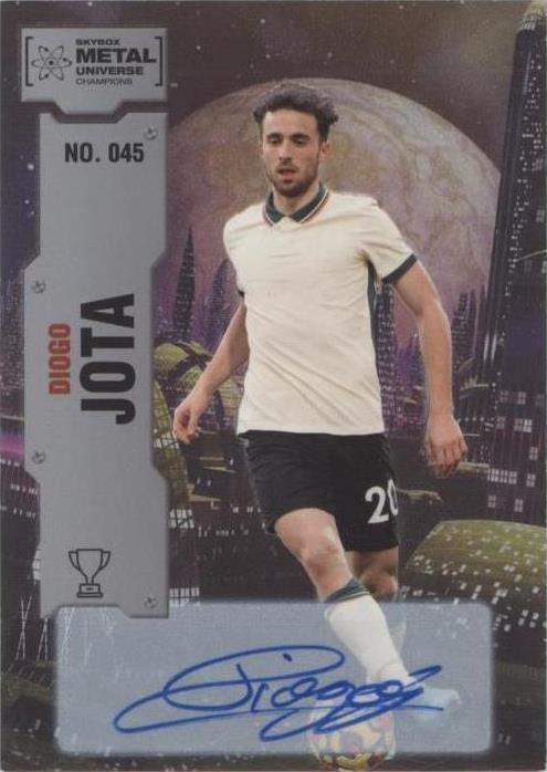 2022 Skybox Metal Universe Champions - Diogo Jota #045 Autographs (AU ...