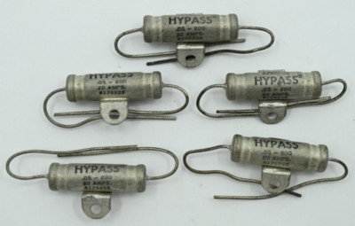 Lot of (5) Vintage SPRAGUE NOS HYPASS Capacitor .05 - 200 Amps 8175225 | eBay