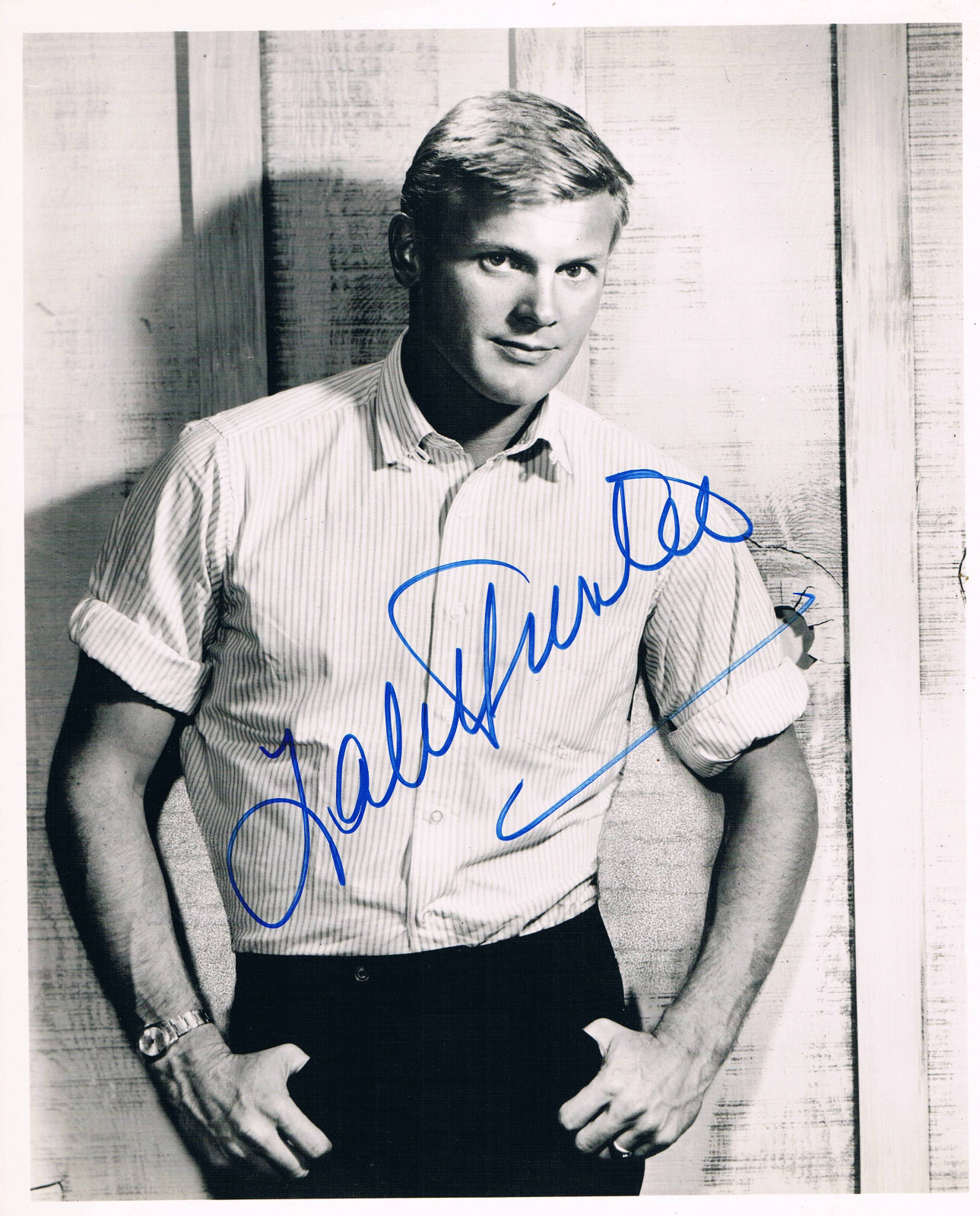 Tab Hunter 1931-2018 genuine autograph signed photo 8"x10" US actor | eBay