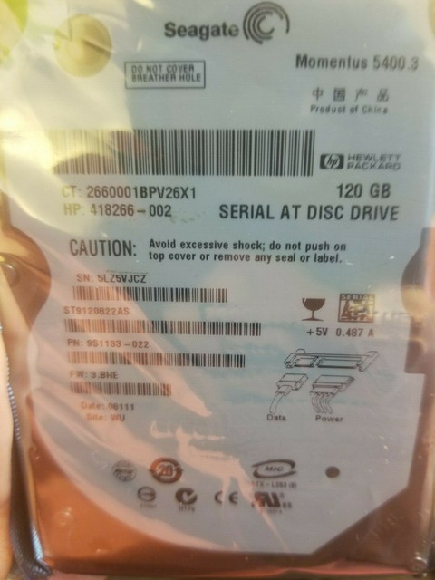 ST9120822AS 9S1133-022 3.BHE 100459261 B Seagate SATA 2.5 PCB for sale ...