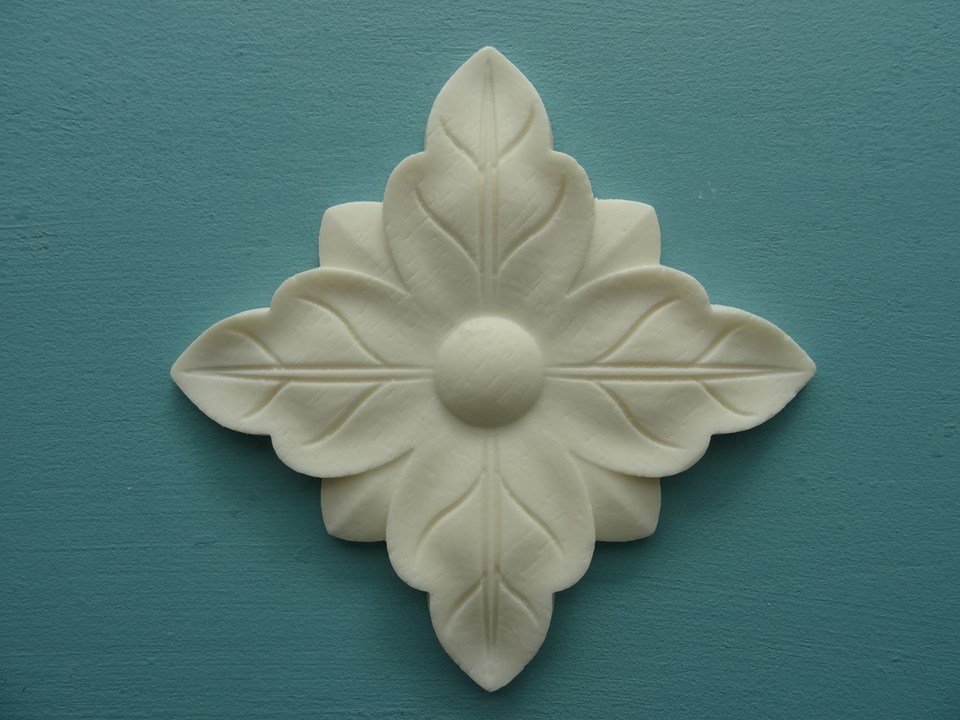 Decorative oak leaf applique onlay resin furniture mouldings onlay Z97 ...