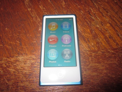 Apple iPod Nano 7th Generation 16GB Blue A1446 MP3 Player Tested | eBay