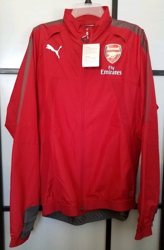 Puma Arsenal Fly Emirates AFC Soccer Stadium Vent Thermo-R Jacket Men's ...