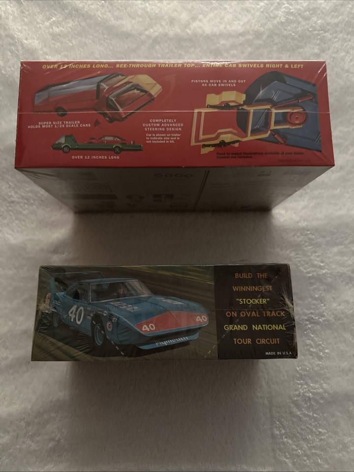 MPC DAYTONA TRANSPORT TRUCK & JO-HAN SUPERBIRD 1/25 Model Kit Combo | eBay