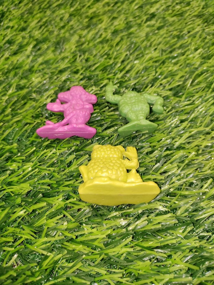 3 1974 Ralston Freakies Cereal Gargle Boss Moss Cowmumble Plastic ...