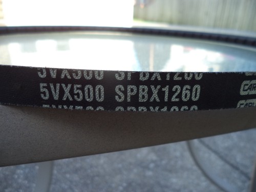 CARLISLE 5VX500 POWER WEDGE COGGED V-BELT NEW 50" O.D. SPBX1260 ...