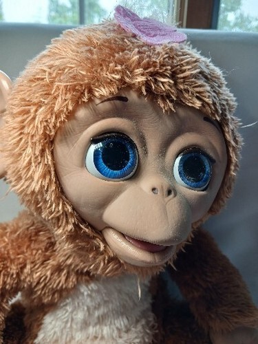 NB Interactive Stuffed Toy FurReal Friends Cuddles My Giggly Monkey Pet ...