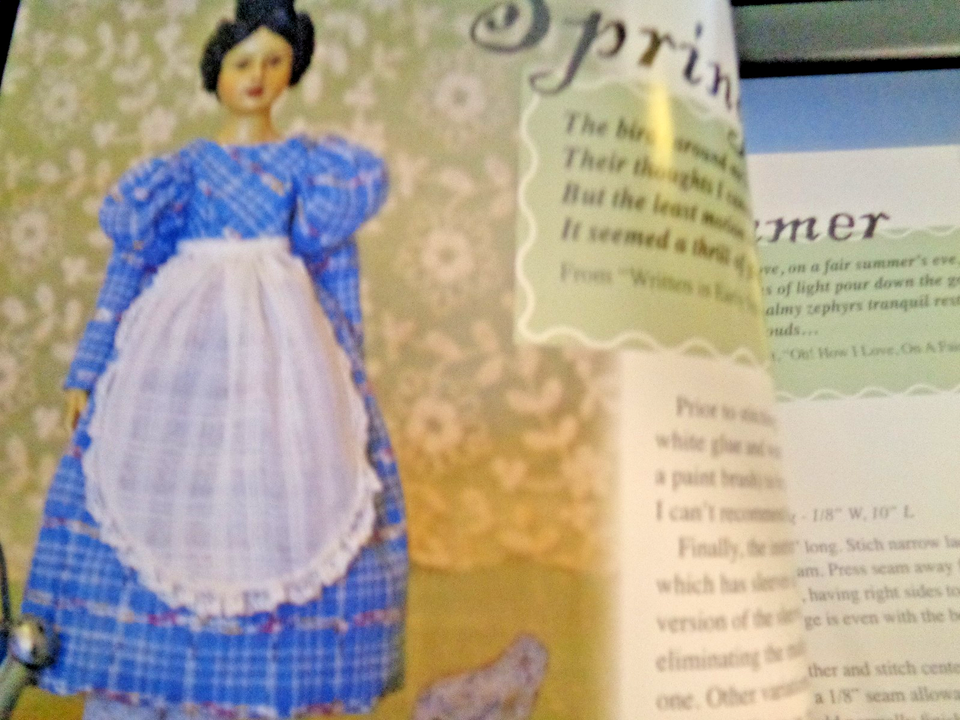 Tasha Tudor's HITTY/Tonner's Miss Unity 6 1/2" Doll Season's Dress ...