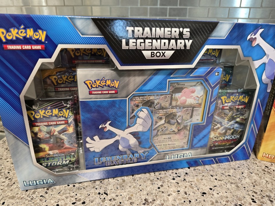 Lugia & Ho-oh Trainer’s Legendary Box Sealed Sun & Moon + XY Packs ...