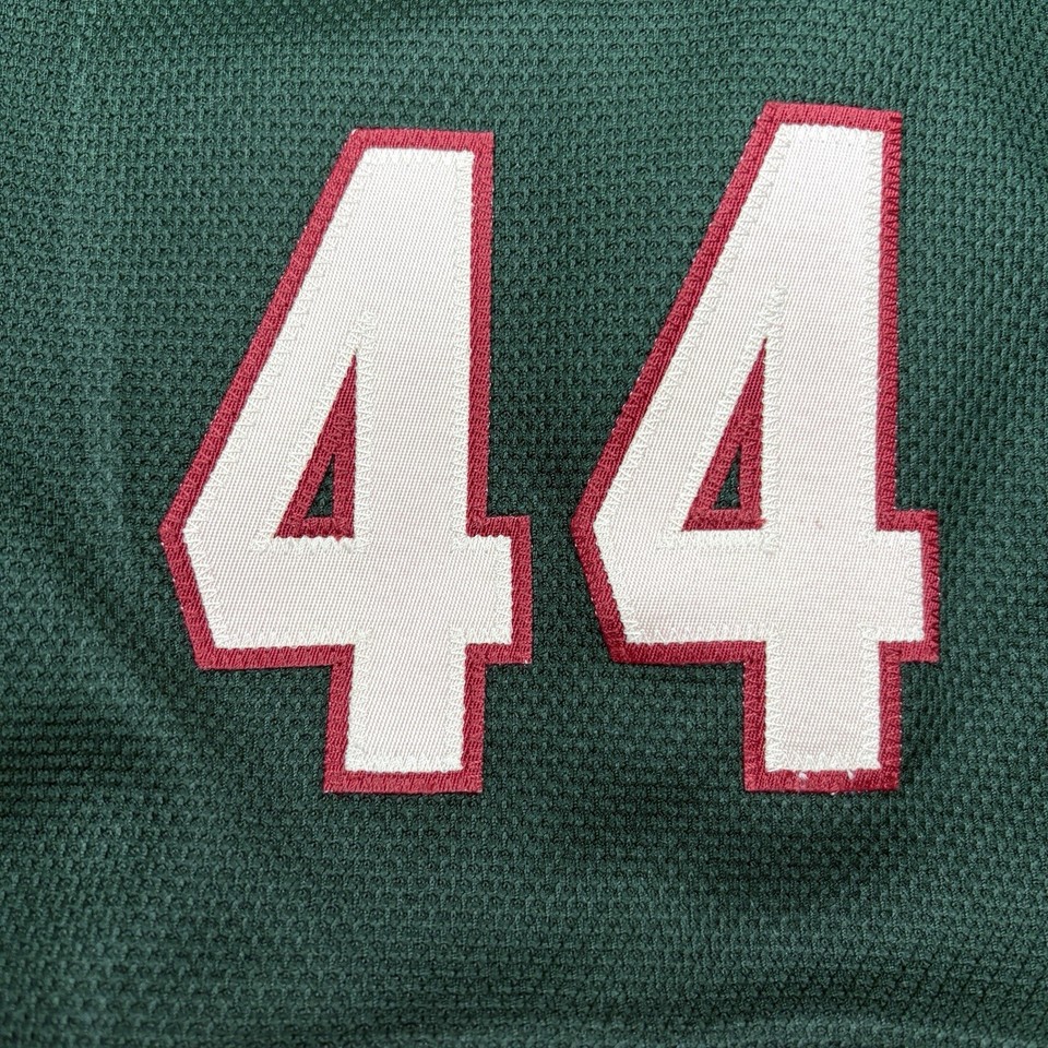 READ Justin Falk Signed Minnesota Wild Reebok Hockey Jersey XL Red NHL ...