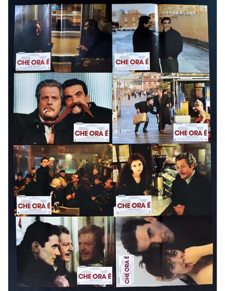 Photobustes CHE ORA E' Marcello Mastroianni Massimo Troisi Ettore Scola ...