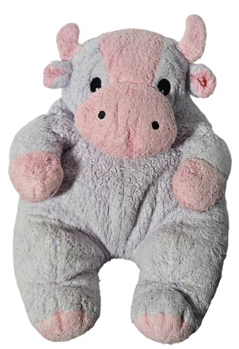 Vintage 2000 Ty Baby Purple Pink Moocowbaby Cow Rattle Plush Stuffed ...
