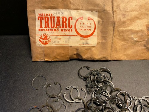 3 Vtg Open Waldes Truarc Retaining Rings Packages in Original Packages ...