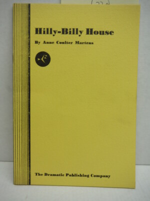 Hilly Billy House (A Play) | eBay