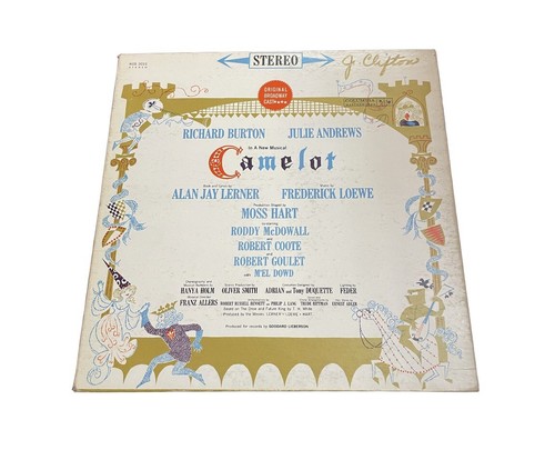 Camelot (Original Broadway Cast Recording), Vintage 1960 Musical Vinyl ...