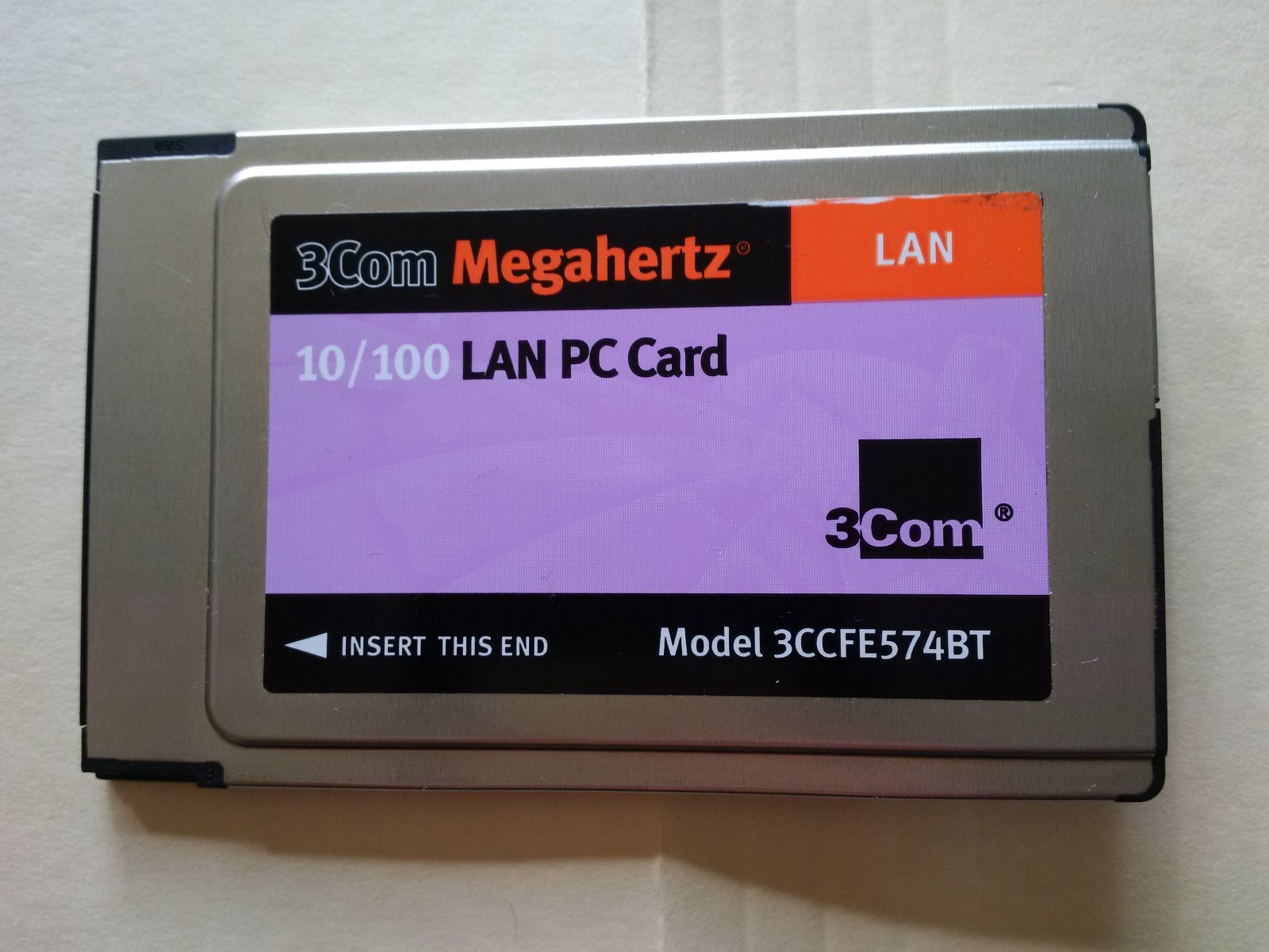 PCMCIA Card Ethernet Fax Modem Lan Token Ring 3Com US Robotics ...