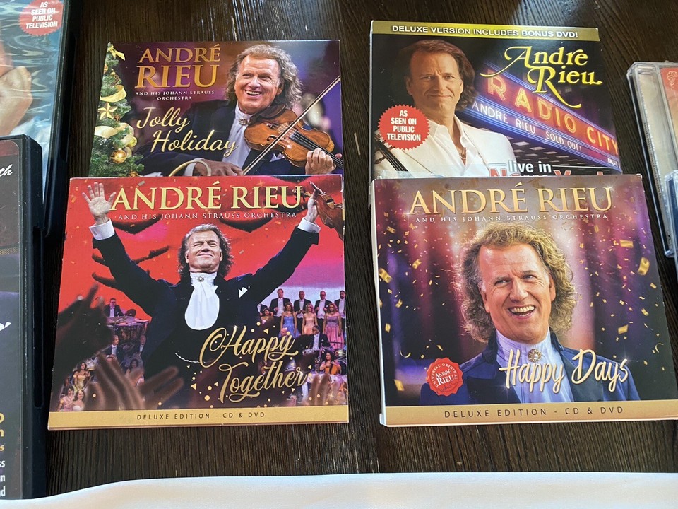 very rare André Rieu dvd/cd collection set w/ 2016 tour scarf | eBay