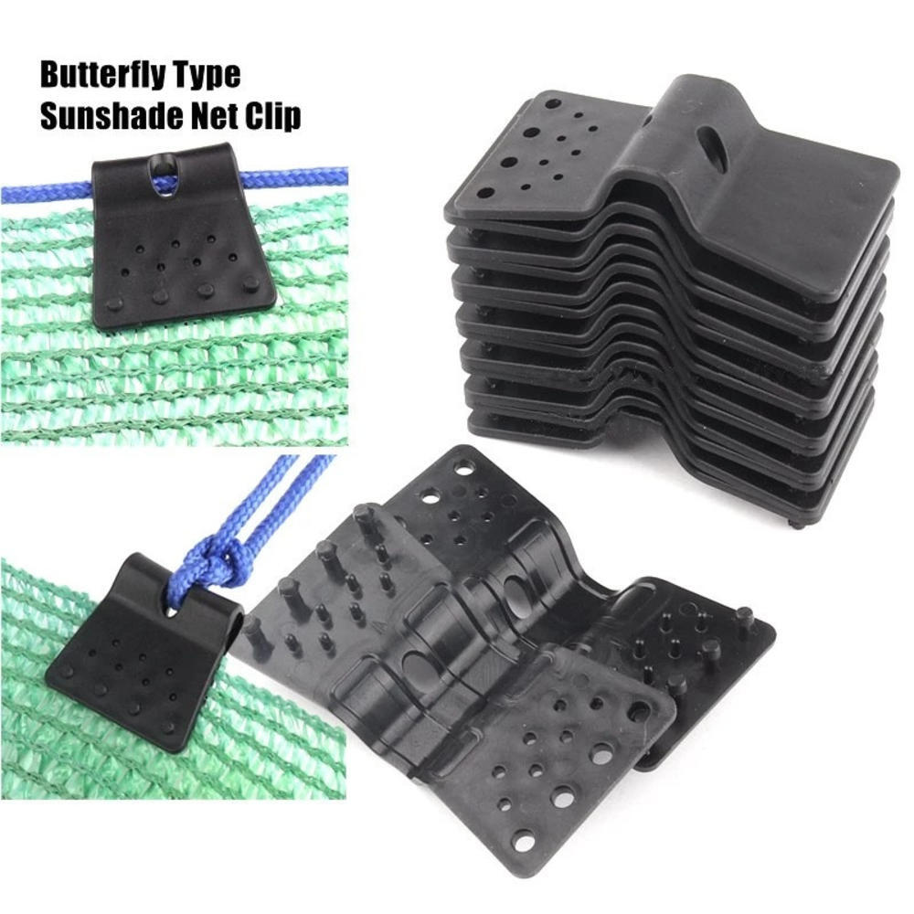 1-50pcs Shade Cloth Heavy Duty Lock Grip Detachable Round Sunscreen ...