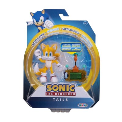 Jakks Sonic The Hedgehog TAILS 4" inch Action Figure With Miles ...