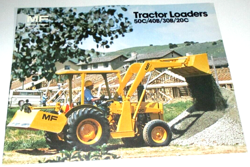 Massey Ferguson MF 20C 30B 40B 50C Tractor & Loader Sales Brochure Ad ...
