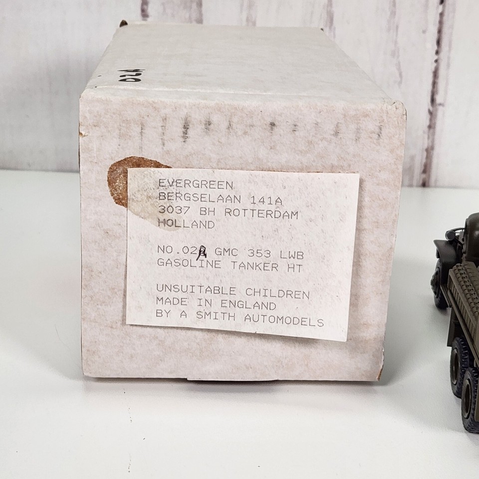 ASAM Hart Smith Models Diecast 02A GMC 353 1/48 - Gasoline Tanker HT US ...