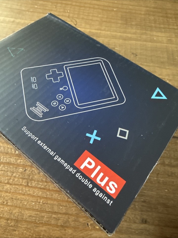 Game Box Plus Handheld Video Game Emulator 400 Games 3" Screen Black | eBay