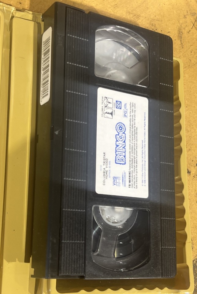 Bingo VHS 1992, 1996 Clamshell Release 43396707207| eBay