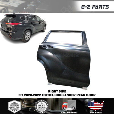 For 2020-2022 Toyota Highlander Right Rear Door Passenger Side RH | eBay
