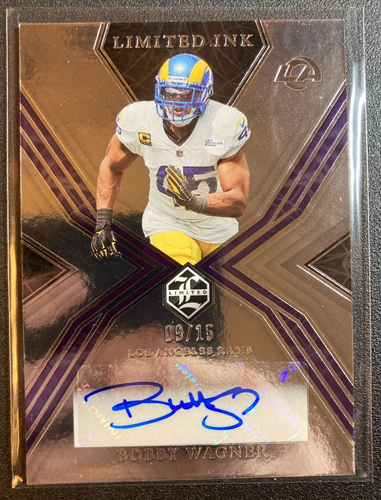 Bobby Wagner AUTO #/25 Limited Ink Purple 2022 Panini Autograph SP ...