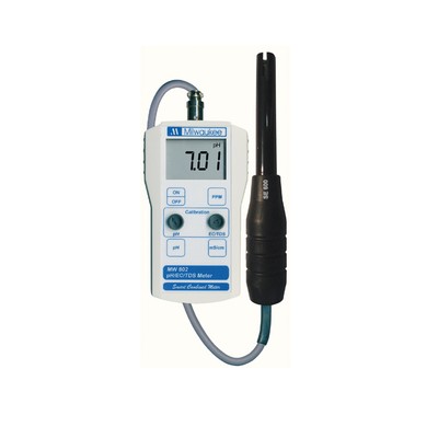 Milwaukee MW802 pH+EC Combimeter pH/EC/TDS-Messgerät Kombigerät ...