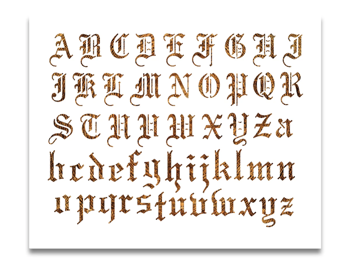 Old English Cursive Font