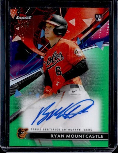 2021 Topps Finest Ryan Mountcastle #FA-RM Rookie Autograph /99 | eBay