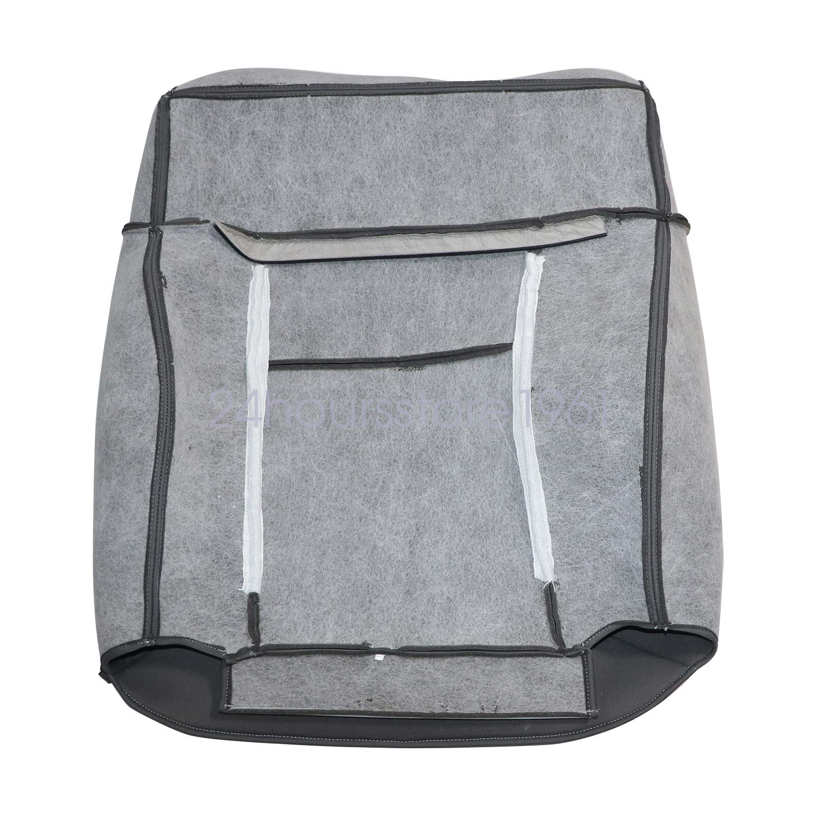 For 2004-2008 Ford F150 Lariat Front Cloth Seat Cover Gray & Driver ...