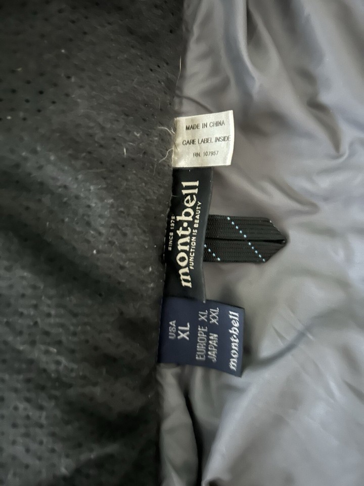 Montbell Thermawrap Guide Parka XL USA Sizing Blue Mont bell Synthetic ...