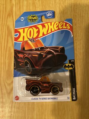2023 Hot Wheels Classic TV Series Batmobile 3/250 Batman 1/5 Burgundy ...