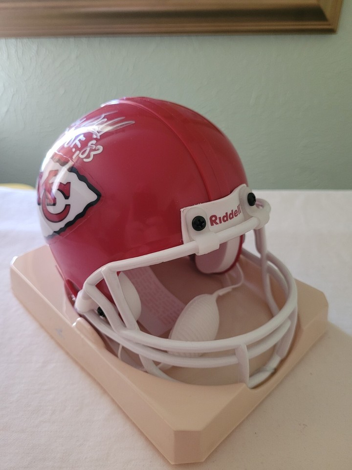 Bobby Bell Signed Mini Helmet Autographed Riddell Kansas City Chiefs ...