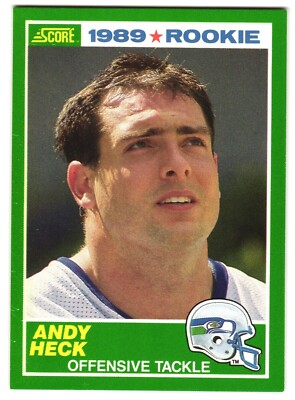 Andy Heck Score 1989 NFL Trading Rookie Card # 271 Eagles | eBay