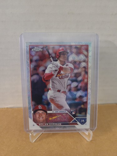 2023 Topps Chrome NOLAN GORMAN Logofractor ROOKIE SP #220 - Cardinals ...