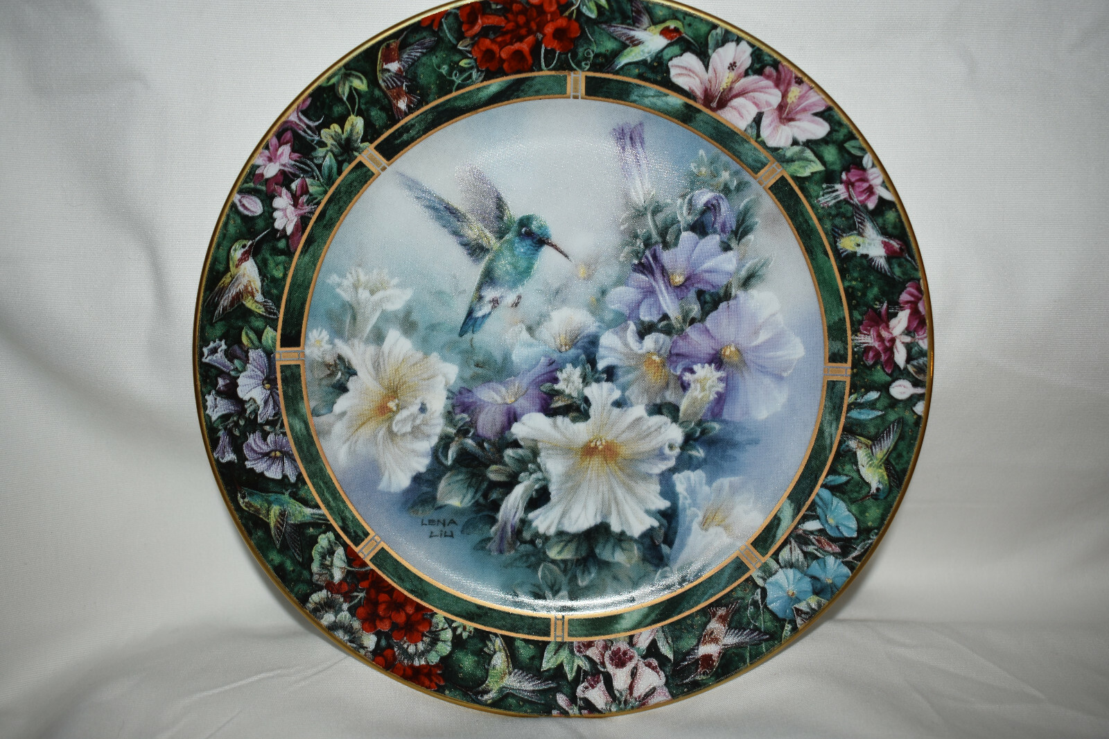 Complete 8-pc set of Vintage Lena Liu's Hummingbird Treasury collection ...