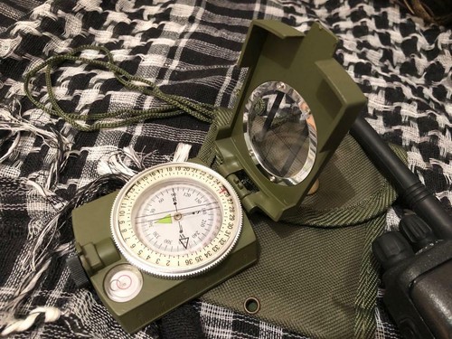 Military Marschkompass Peil Kompass Bundeswehr Metall Compass Travel ...